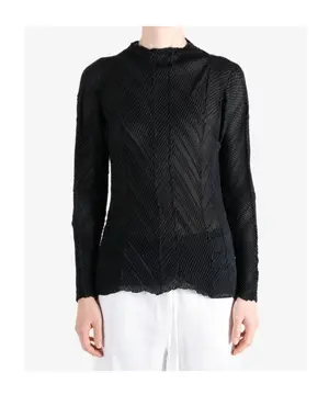 Issey Miyake Zigzag Pleats Top