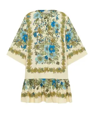 ALEMAIS Sophia Linen Mini Dress