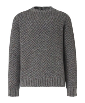 Gabriela Hearst Herringbone Cashmere Sweater