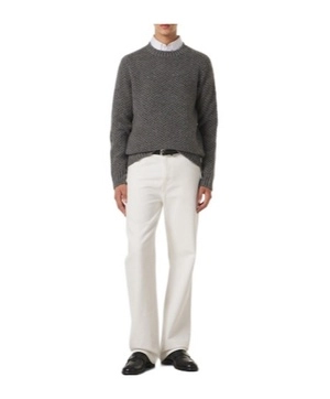 Gabriela Hearst Herringbone Cashmere Sweater
