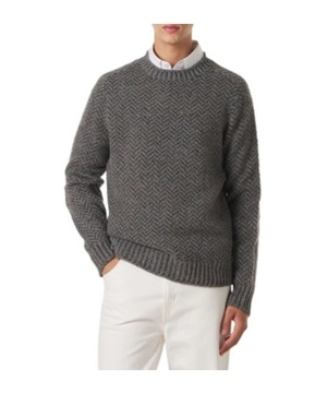 Gabriela Hearst Herringbone Cashmere Sweater