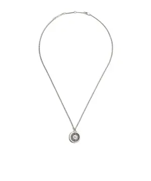 Dior Stack Pendant Necklace - Antique Silver