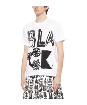 Comme Des Garçons Graphic Print Round-neck T-shirt