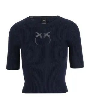 Pinko Short-sleeved Sweater - Black