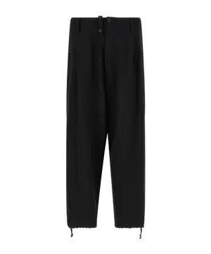 Yohji Yamamoto New Standard Wallet' Pants - Black