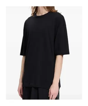ANN DEMEULEMEESTER Slogan-print Cotton T-shirt