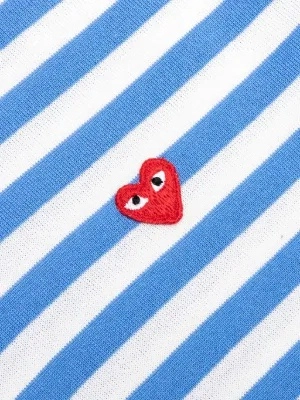 Play Comme Des Garcon Striped Long-sleeve T-shirt