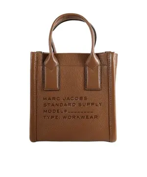 Marc Jacobs Small Tote Leather Standard Supply Bag - Cognac