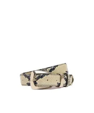 Khaite Belt With Square Buckle - Nude