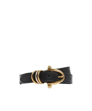 Chloé Belt With Oval Buckle - Black