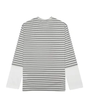 Play Comme Des Garcon Striped Long-sleeve T-shirt
