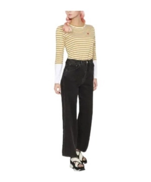 Play Comme Des Garcon Striped Long-sleeve T-shirt
