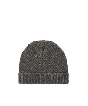 Gabriela Hearst Herringbone Cashmere Beanie