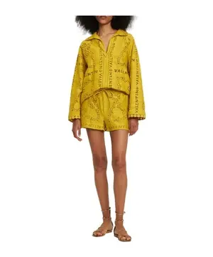 Valentino Garavani Shorts With Embroidered Details