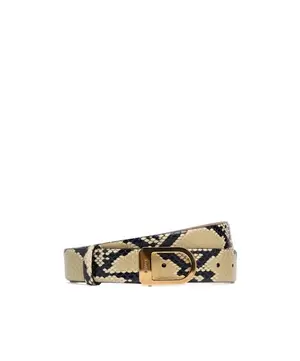 Khaite Belt With Oval Buckle - Nude
