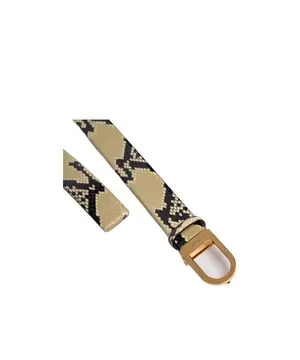 Khaite Belt With Oval Buckle