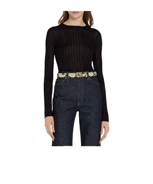 Khaite Belt With Oval Buckle