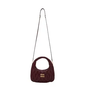 Miu Miu Nappa Leather Crescent Bag