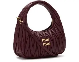 Miu Miu Nappa Leather Crescent Bag