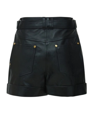 Balmain High-waisted Shorts With Pleated Detail