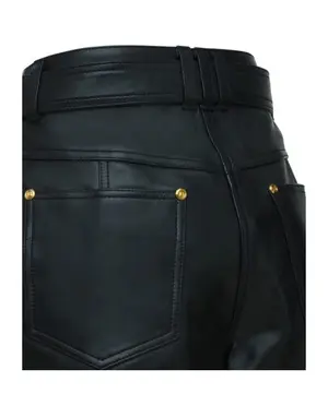 Balmain High-waisted Shorts With Pleated Detail
