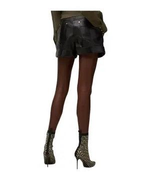 Balmain High-waisted Shorts With Pleated Detail