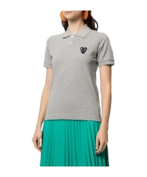 Play Comme Des Garcon Labeled Polo Shirt