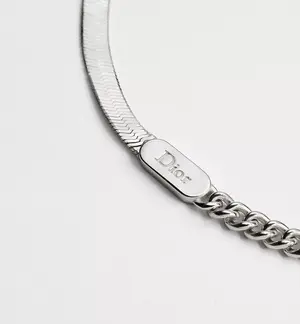 Dior Stack Chain Link Necklace