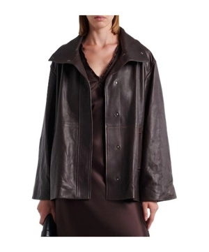 Nour Hammour Lowen Leather Jacket