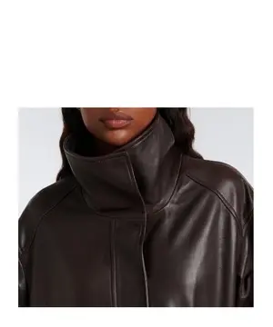 Nour Hammour Lowen Leather Jacket