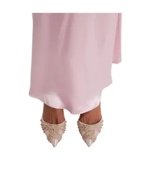 AQUAZZURA Embellished Slingback Pumps