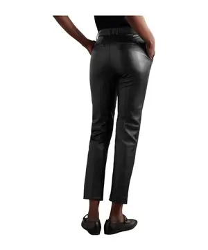 JOSEPH Leather Slim-leg Pants