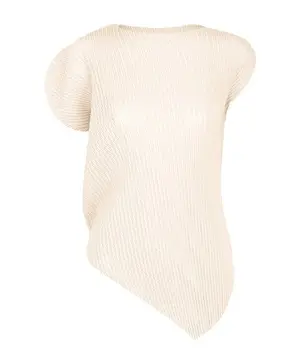 Issey Miyake Leaf Pleats Top - Off-white