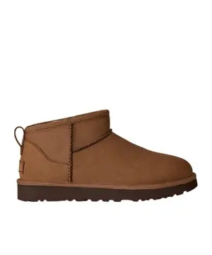 UGG Classic Ultra Mini Nubuck - Dark Chestnut
