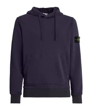 Stone Island Drawstring Hoodie - Black