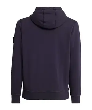 Stone Island Drawstring Hoodie - Black