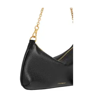 COCCINELLE Mini C-me Logo-print Chain-link Crossbody Bag