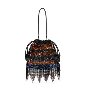 Etro Small Kalispera Bag With Sequins And Beads