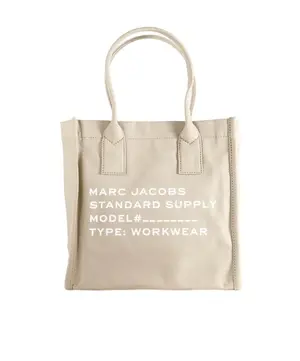 Marc Jacobs Large Tote Canvas Standard Supply Bag - Beige