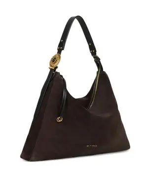 Etro Large Suede Rosette Bag