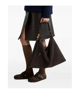 Etro Large Suede Rosette Bag