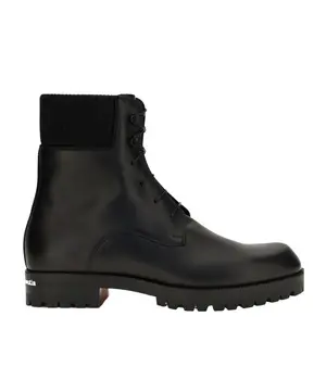 CHRISTIAN LOUBOUTIN Lace-up Boots - Black