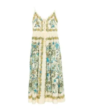 ALEMAIS V-neck Dress - Multi