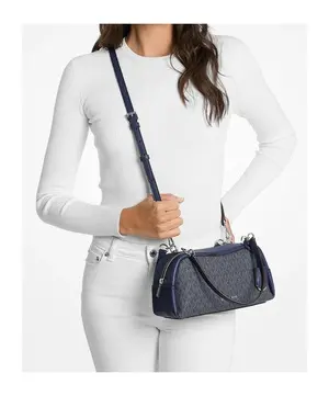 Michael Kors Cecily Small Signature Logo Shoulder Bag