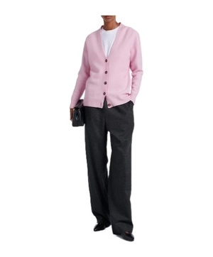 JIL SANDER Wool Flannel Wide-leg Pants