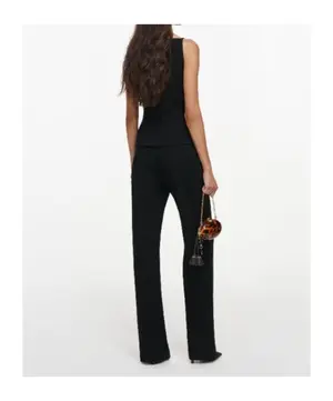 SELF-PORTRAIT Sleeveless Crepe Jumpsuit