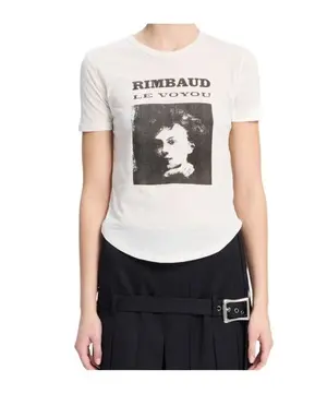 ANN DEMEULEMEESTER Le Voyou' Graphic Print T-shirt
