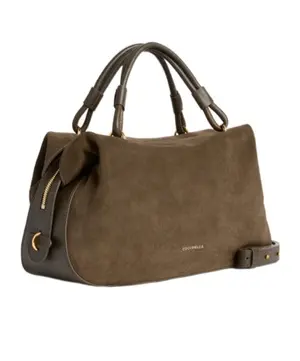 COCCINELLE Suede-finish Leather Tote Bag