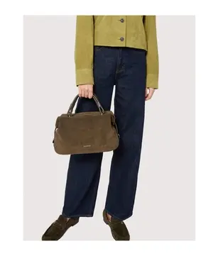 COCCINELLE Suede-finish Leather Tote Bag