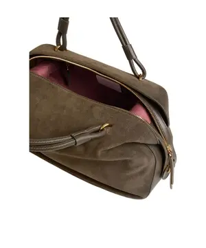 COCCINELLE Suede-finish Leather Tote Bag